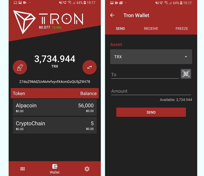 TRON veröffentlicht Open Source Wallet DApp des deutschen Entwicklers Marius Gill