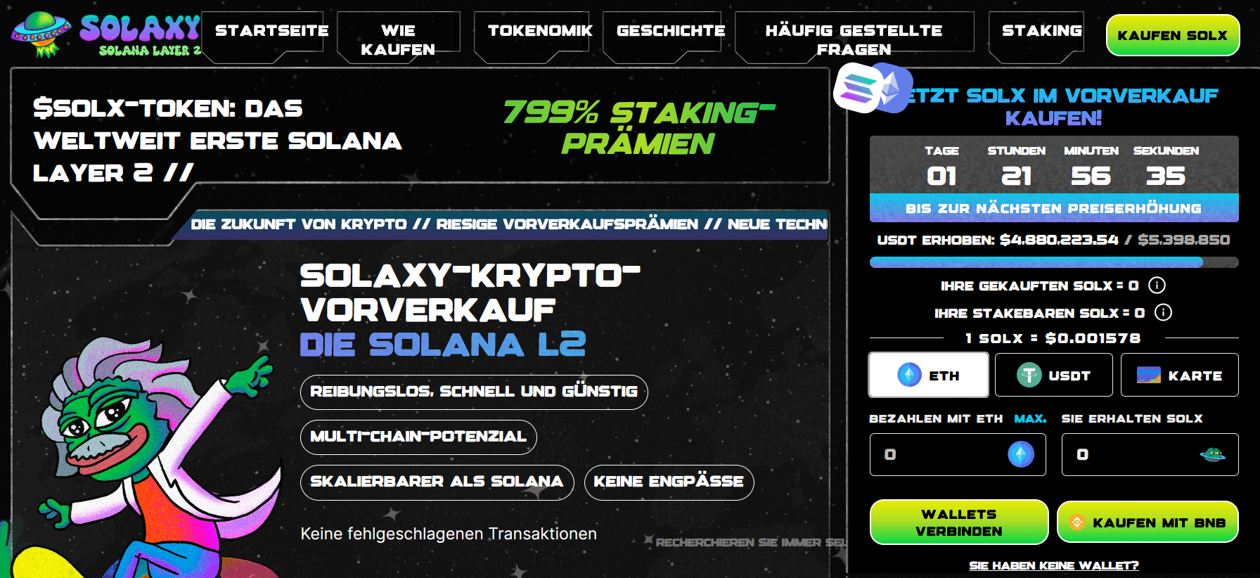 Solaxy kaufen – So sicherst du dir $SOLX-Token!
