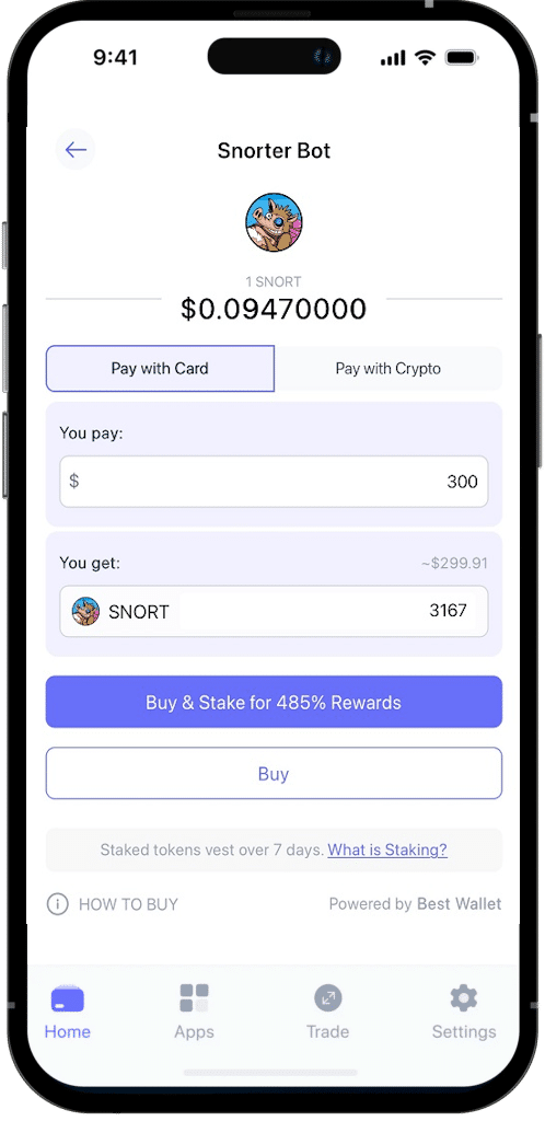Snorter Token kaufen 2025 – Anleitung für den Presale