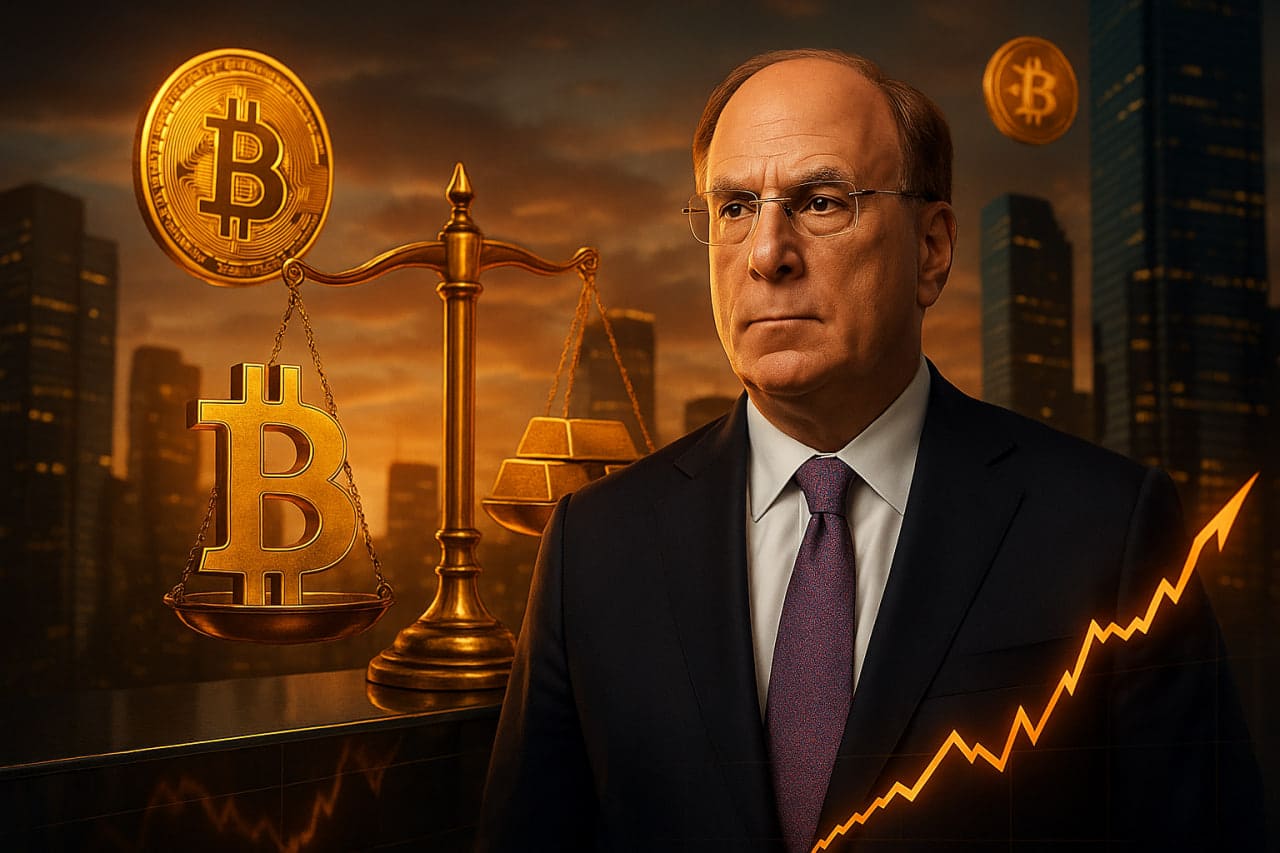Larry Fink überrascht: BlackRock-Chef vergleicht Bitcoin mit Gold ...