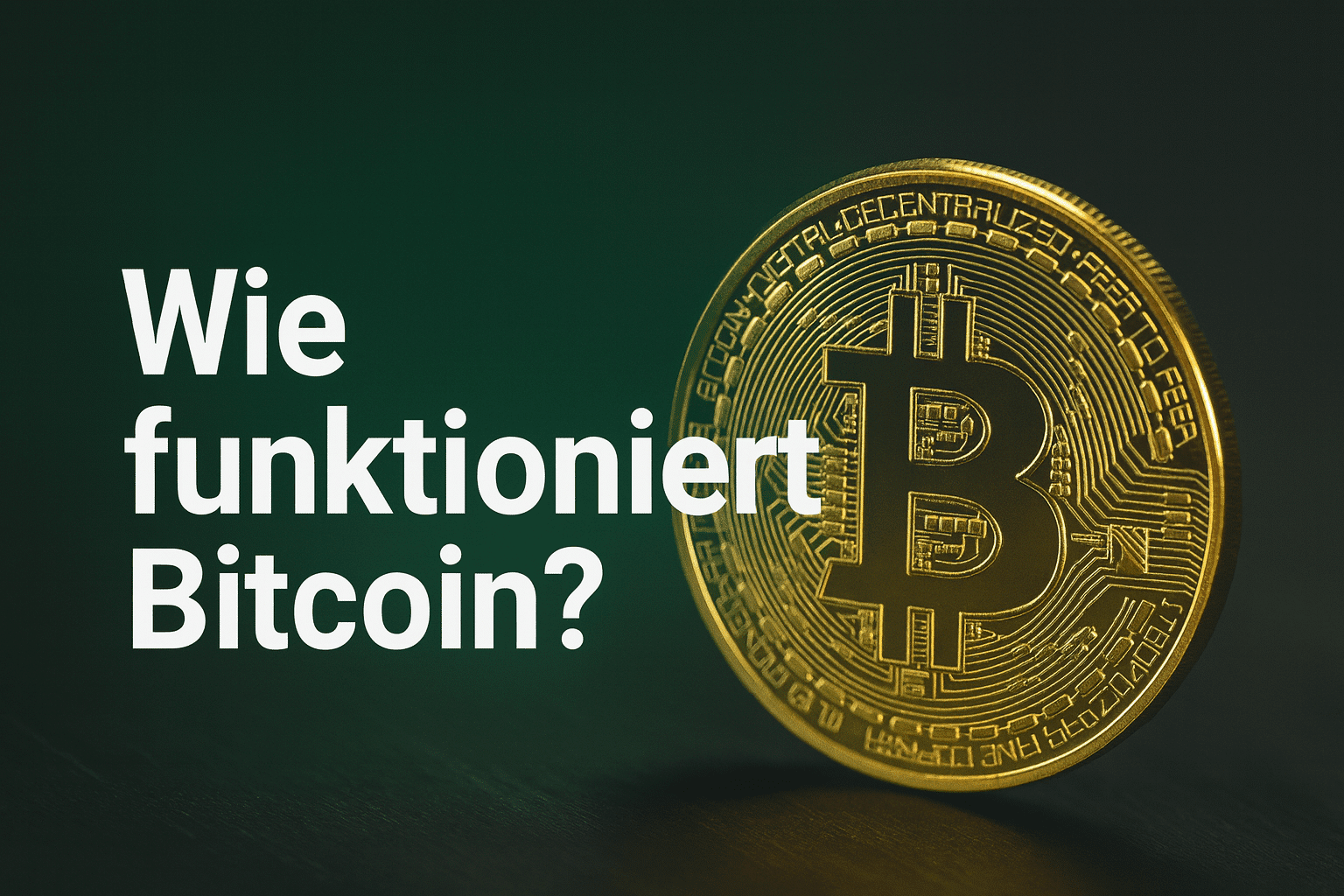 Wie funktioniert Bitcoin? Grundlagen und Funktionsweise