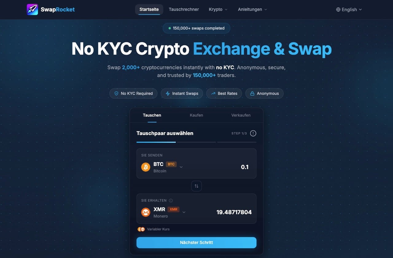 Beste Krypto Börsen ohne KYC im Anbietervergleich 2026